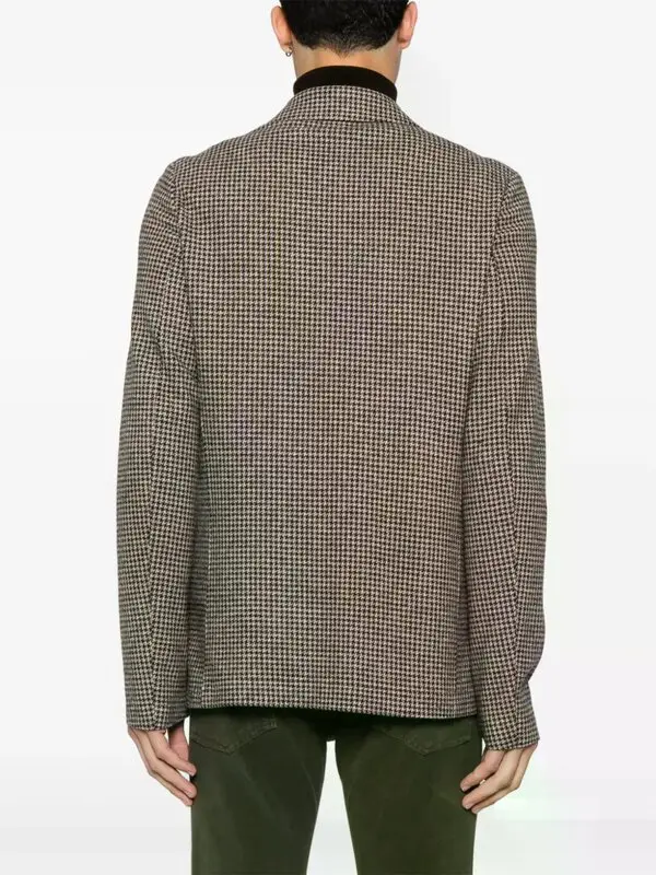 Harris Wharf London Houndstooth-pattern Blazer
