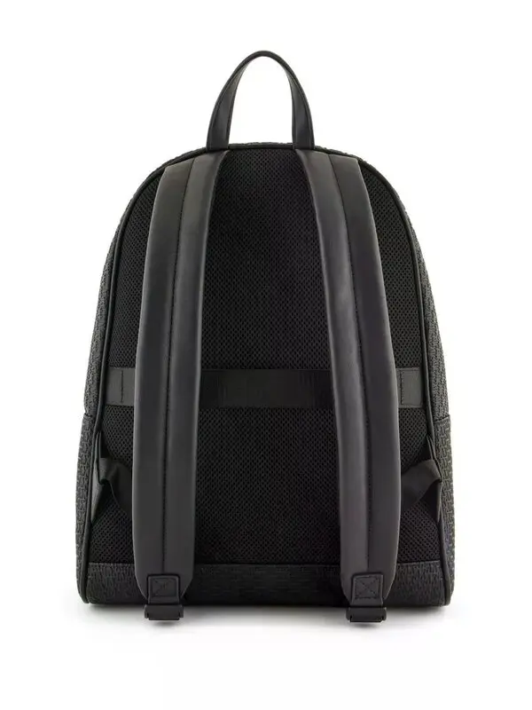 Armani Exchange All-over Embossed Logo Backpack