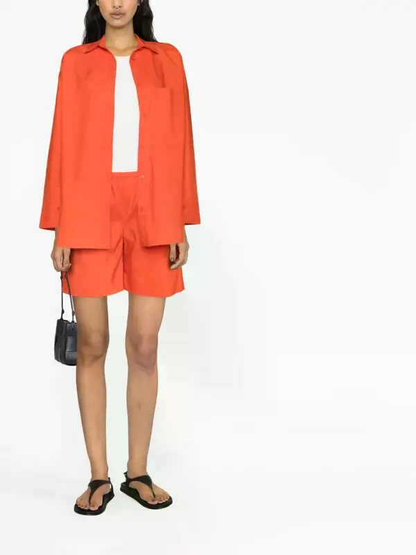 BY MALENE BIRGER Siona Organic Cotton Shorts - Orange