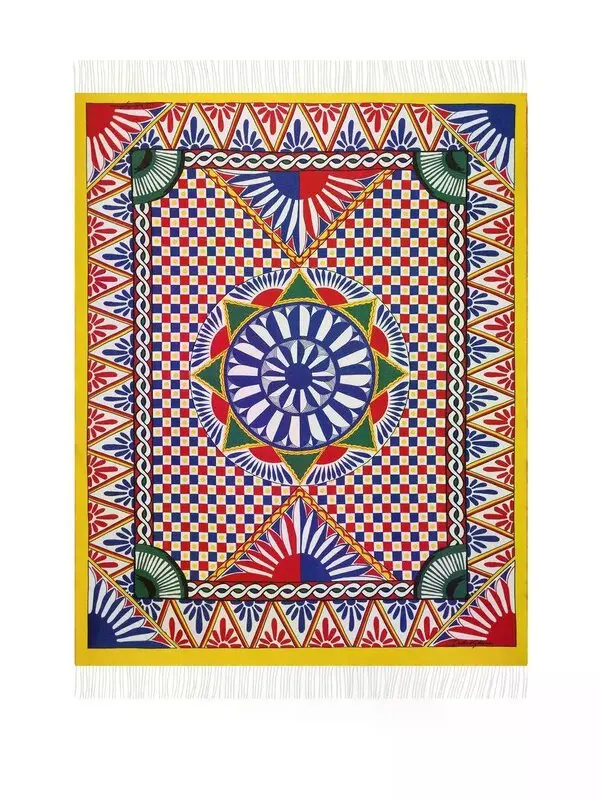 Dolce & Gabbana Jacquard-pattern Blanket