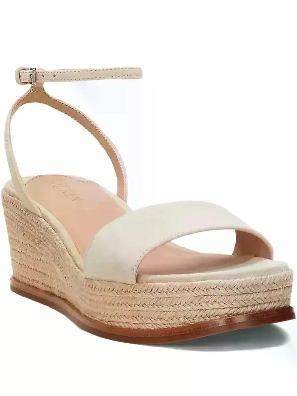 Ralph Lauren 35mm Suede Espadrille Sandals - Neutrals