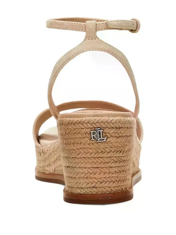 Ralph Lauren 35mm Suede Espadrille Sandals - Neutrals
