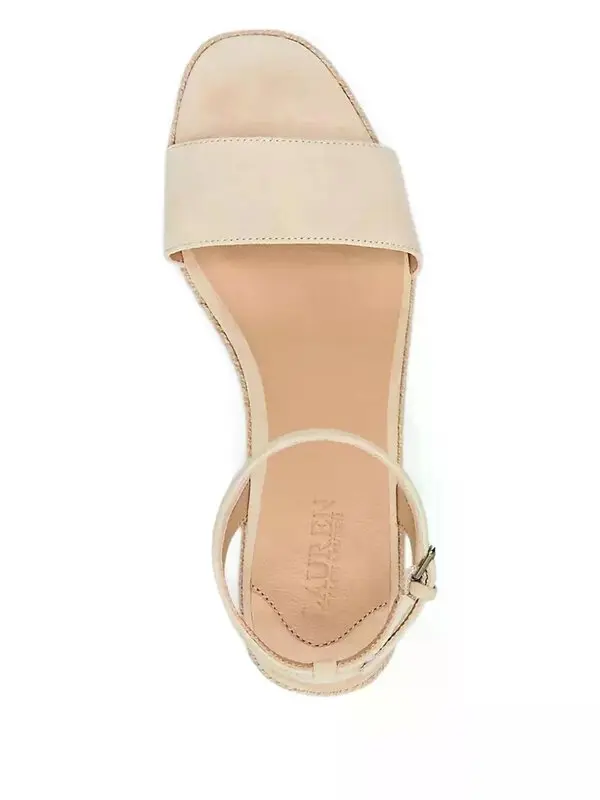 Ralph Lauren 35mm Suede Espadrille Sandals - Neutrals