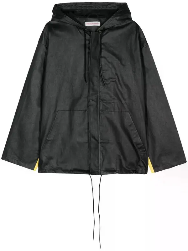 WALTER VAN BEIRENDONCK Stop Logo-print Hooded Jacket