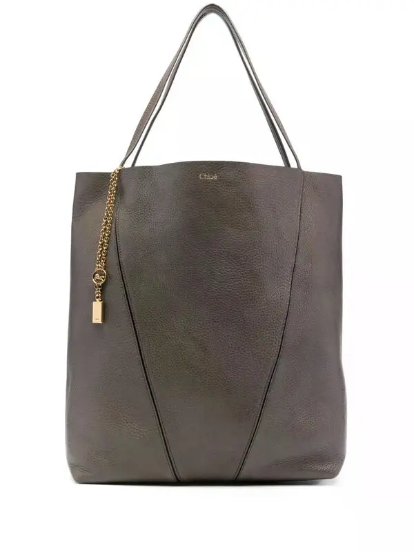 Chloé Large Spin Tote Bag - Green