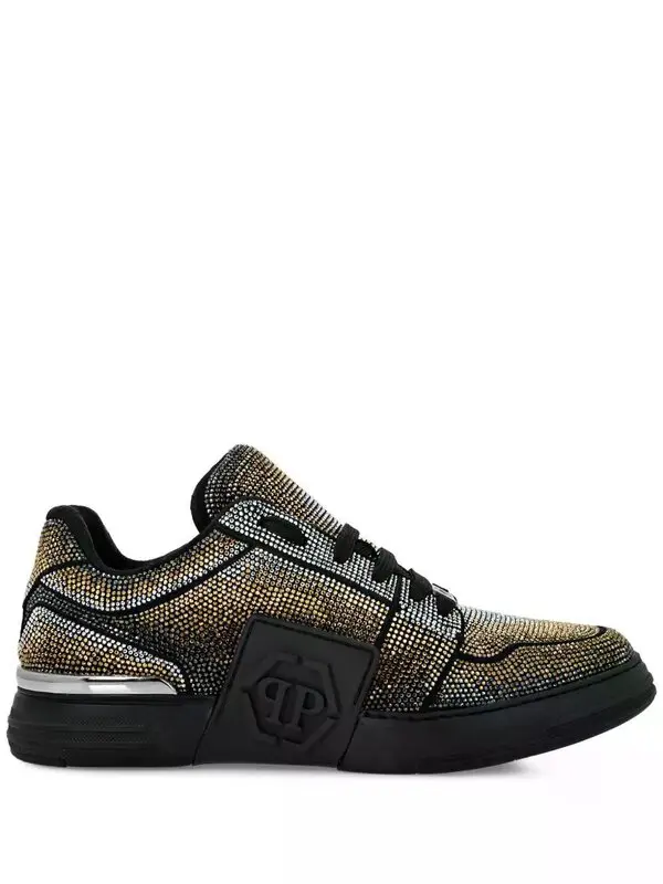 Philipp Plein Embellished Hexagon Low-top Sneakers
