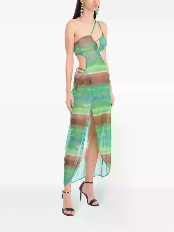 AMIR SLAMA Tulle Maxi Dress