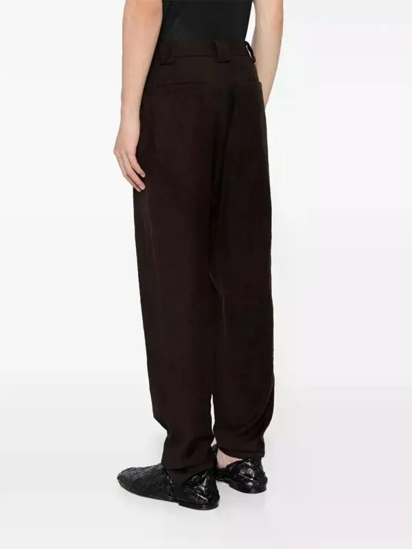 Giorgio Armani Single-pleat Flannel Trousers