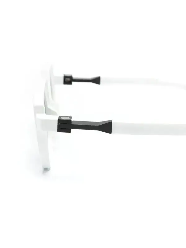 VAVA EYEWEAR Geometric Frame Sunglasses - White