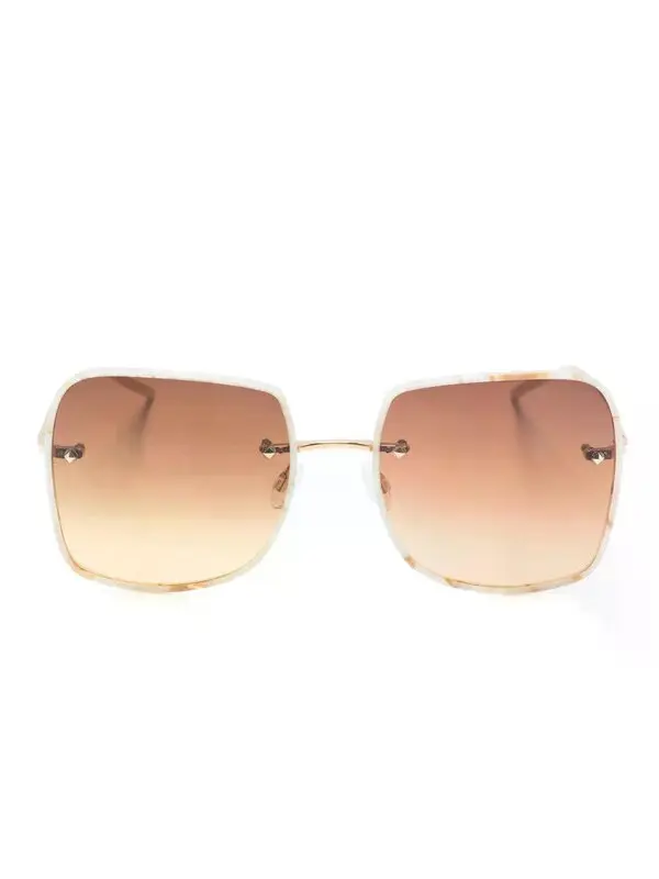 Barton Perreira Sharona Oversized Sunglasses - Neutrals