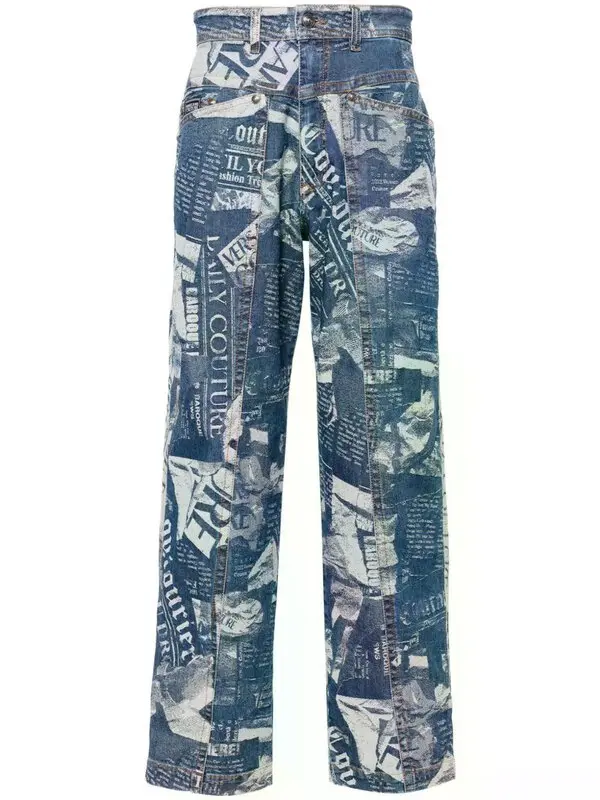 Versace Magazine Straight Jeans