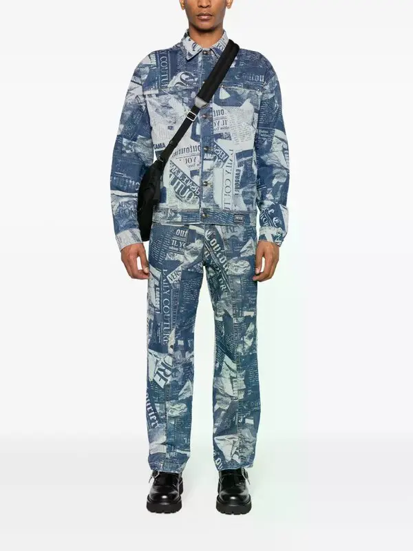 Versace Magazine Straight Jeans