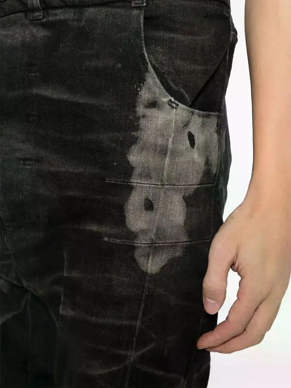 Boris Bidjan Saberi Distressed Cropped Jeans