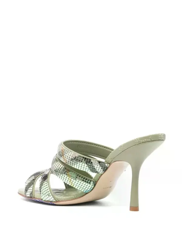 Burberry Check Mesh 100mm Sandals