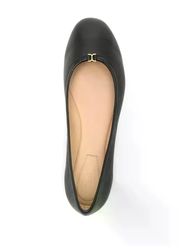 Chloé Marcie Leather Ballerina Shoes