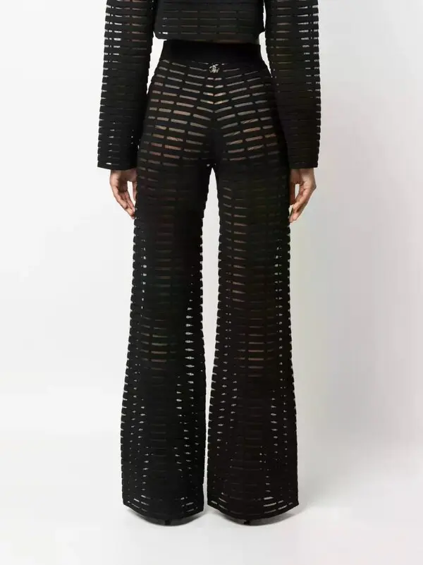 GENNY High-waisted Sheer Trousers