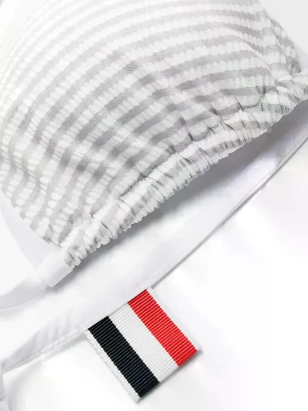 Thom Browne Logo-patch Bikini Top