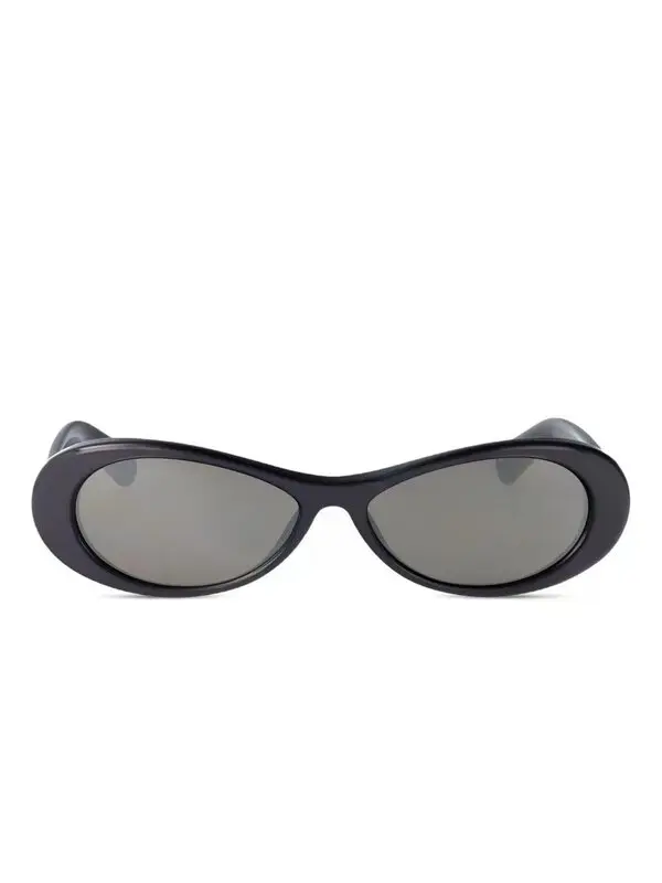 Jacquemus Oval-frame Sunglasses - Black