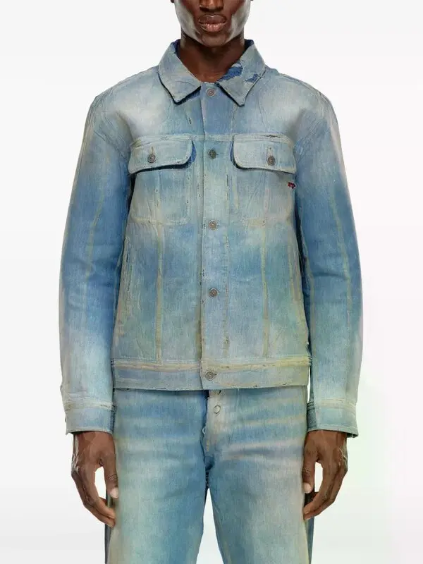 DIESEL® Distressed Denim Trucker Jacket
