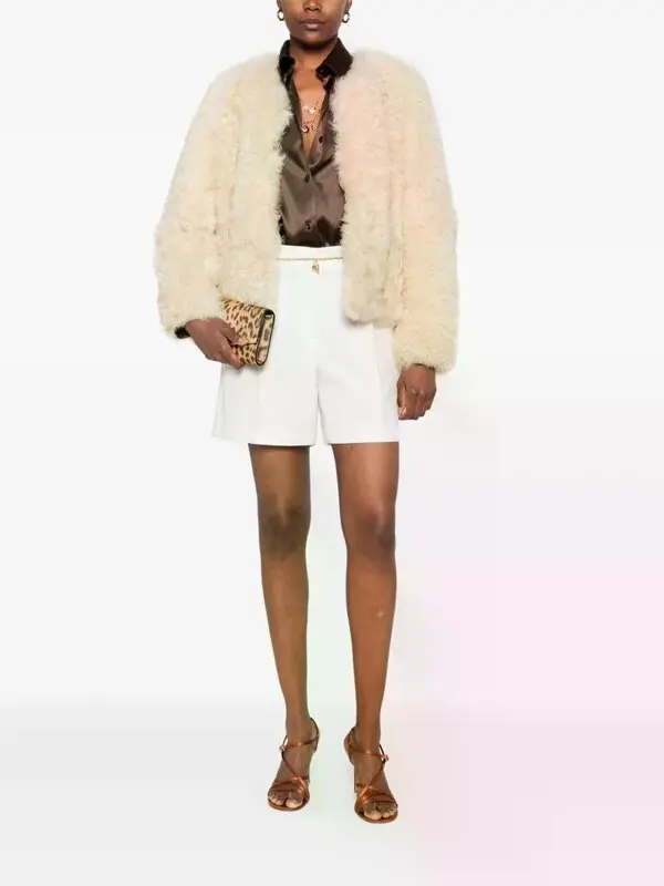 TOM FORD Faux-leather Jacket - Neutrals