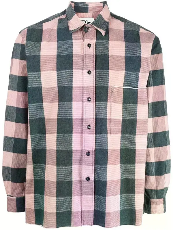 President's Check-print Cotton Shirt
