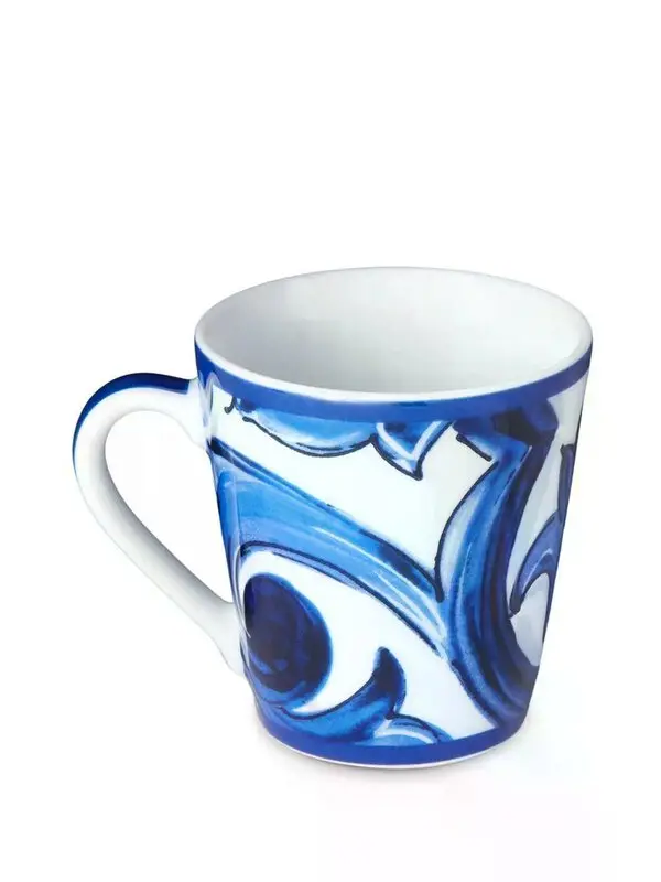 Dolce & Gabbana Archive-print Porcelain Mug - Blue