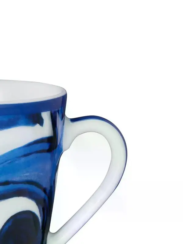 Dolce & Gabbana Archive-print Porcelain Mug - Blue
