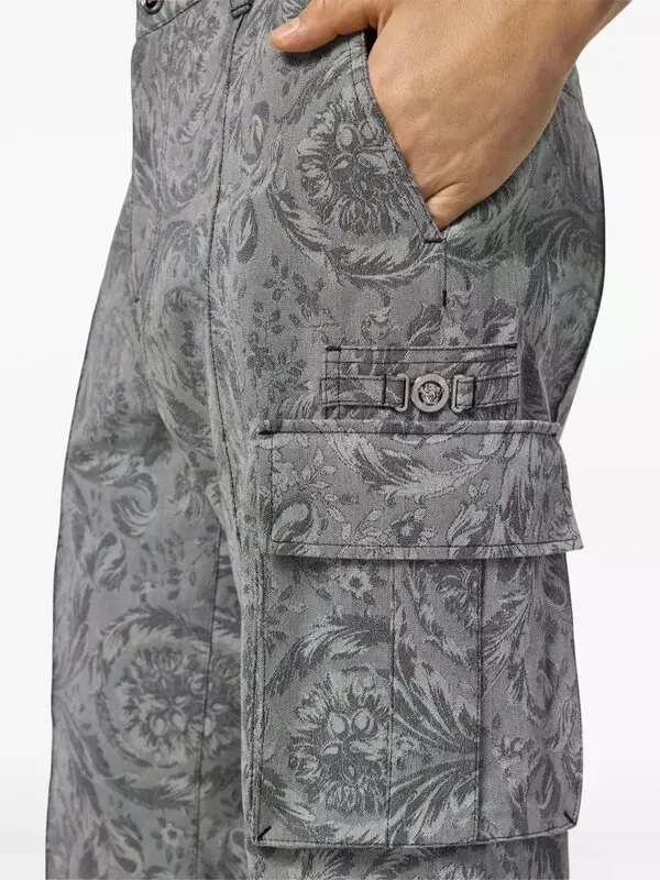 Versace Barocco Jacquard Cargo Trousers