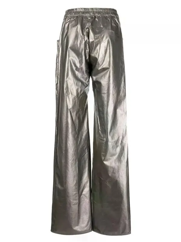 ISAAC SELLAM EXPERIENCE Metallic Finish Wide Leg Trousers