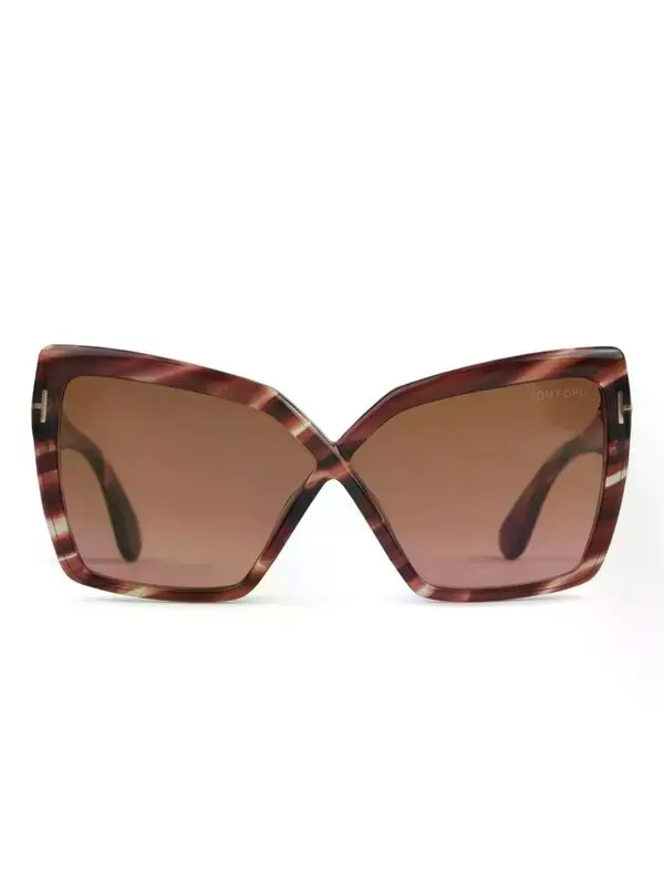TOM FORD Fiore Sunglasses - Brown