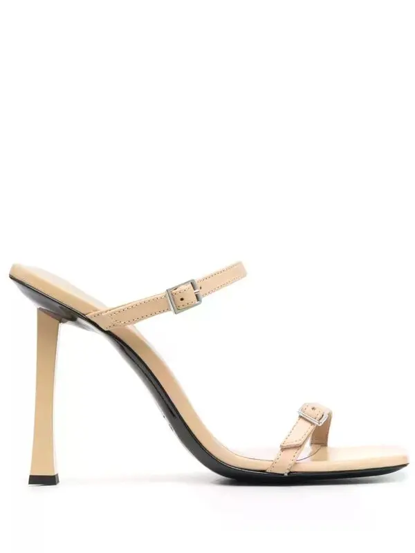 By Far Flick 90mm Sandals - Neutrals