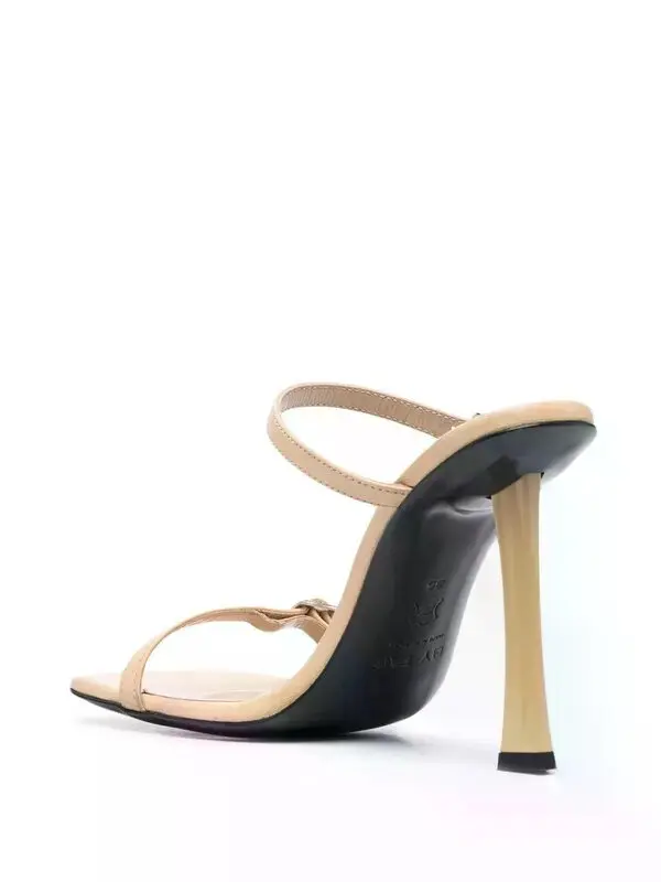 By Far Flick 90mm Sandals - Neutrals