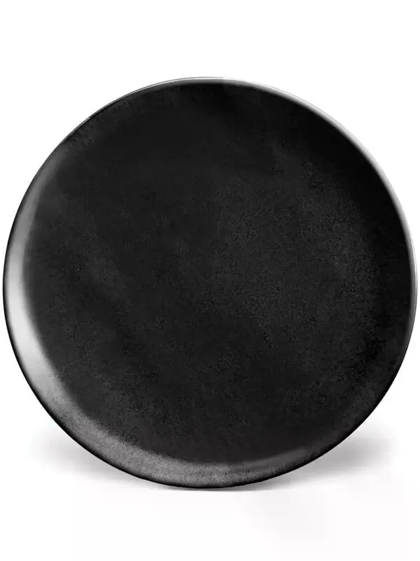 L'Objet Terra Porcelain Dessert Plate - Black