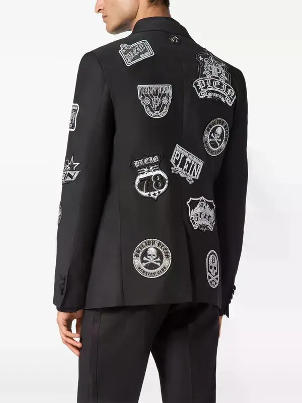 Philipp Plein Patches Blazer