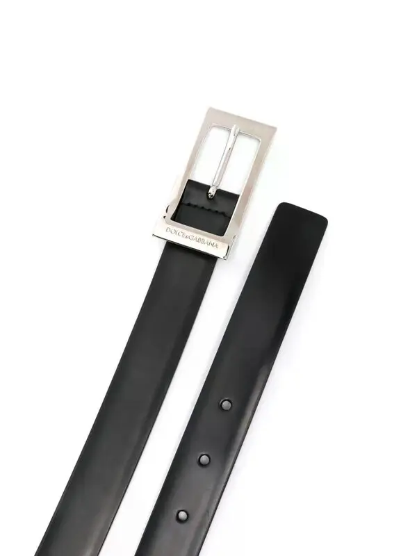 Dolce & Gabbana Brushed-leather Belt