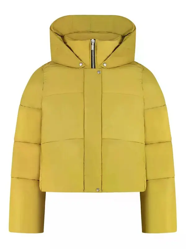 Rhude Hooded Padded Jacket - Yellow