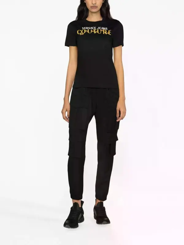Versace Logo Couture Print T-shirt