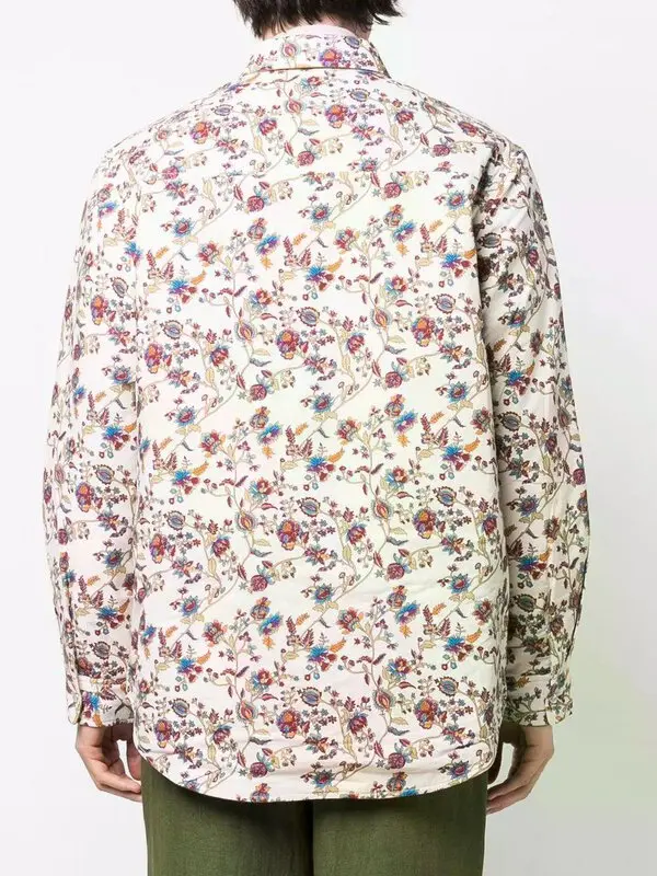 MARANT Floral-print Cotton Shirt Jacket