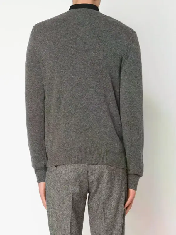 Play Comme Des Garcon Embroidered Heart Jumper