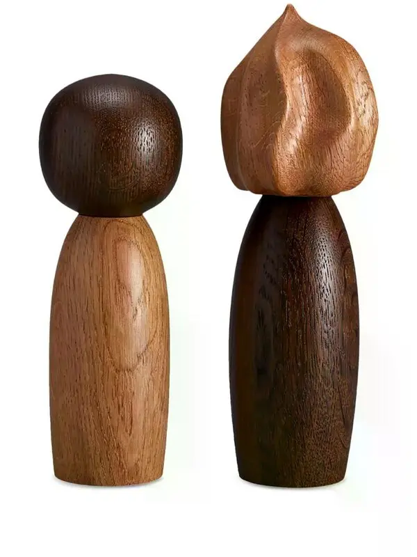 L'Objet Picanto Wood Salt And Pepper Mill - Brown