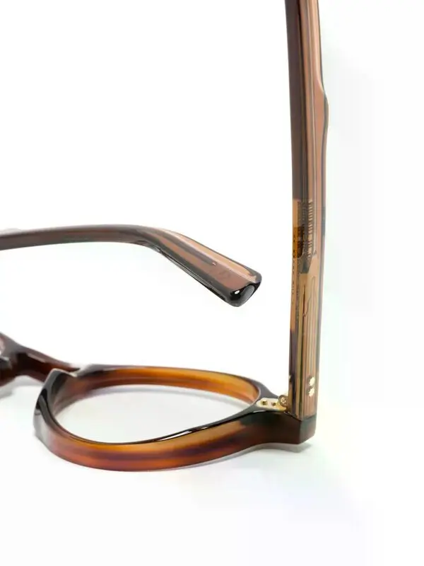 CUTLER & GROSS Round-frame Glasses - Brown