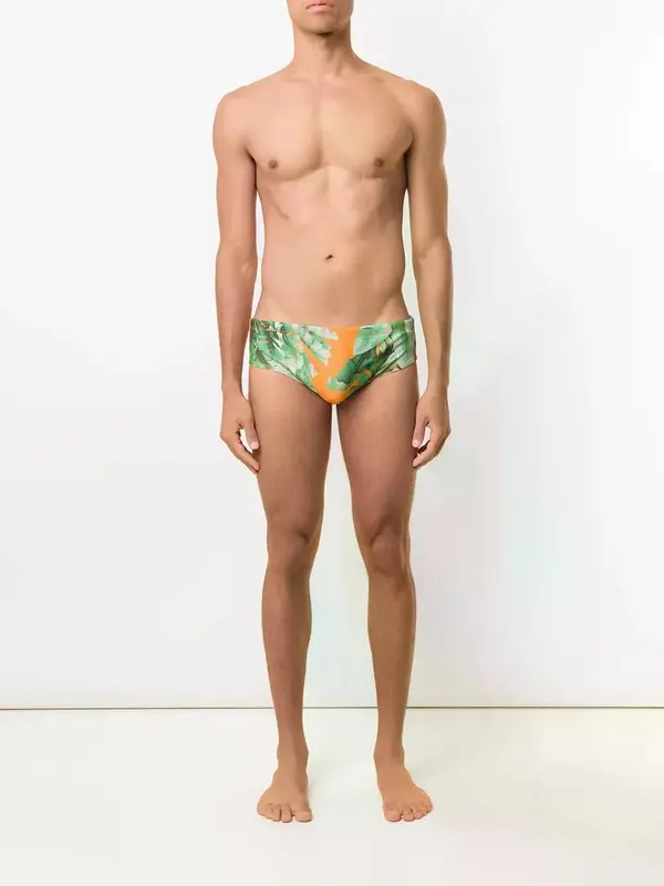 AMIR SLAMA Printed Swim Trunks