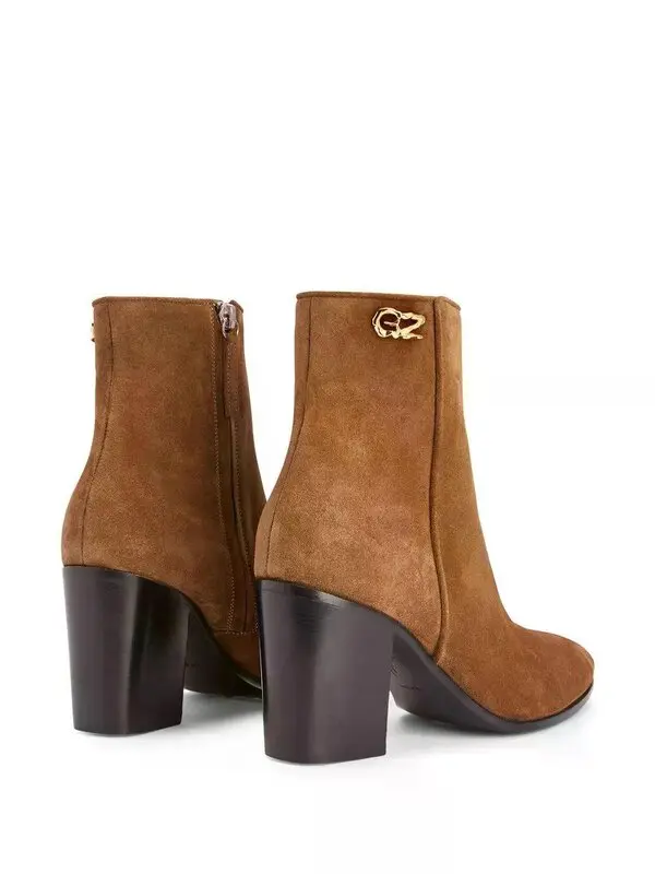 GIUSEPPE ZANOTTI 80mm Enriette Ankle Boots