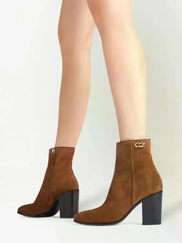 GIUSEPPE ZANOTTI 80mm Enriette Ankle Boots