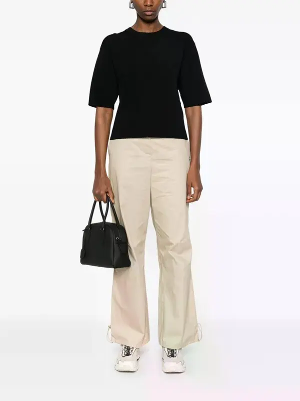 YVES SALOMON Cropped T-shirt