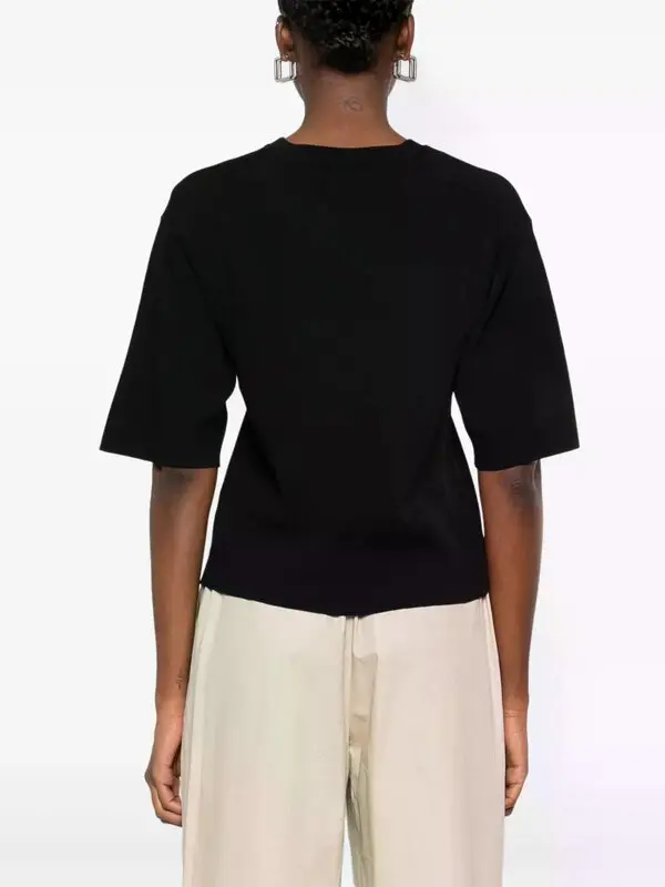 YVES SALOMON Cropped T-shirt