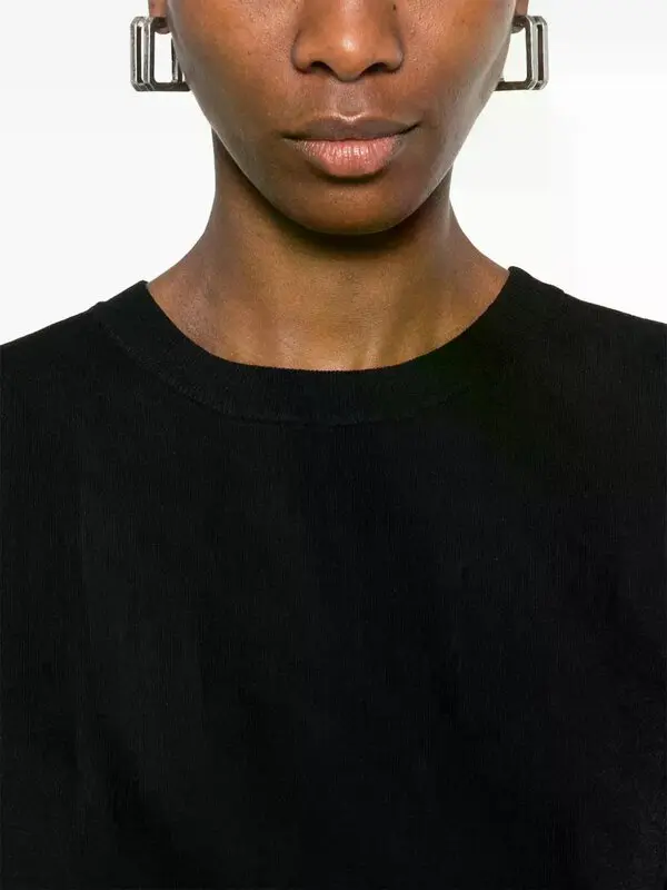 YVES SALOMON Cropped T-shirt