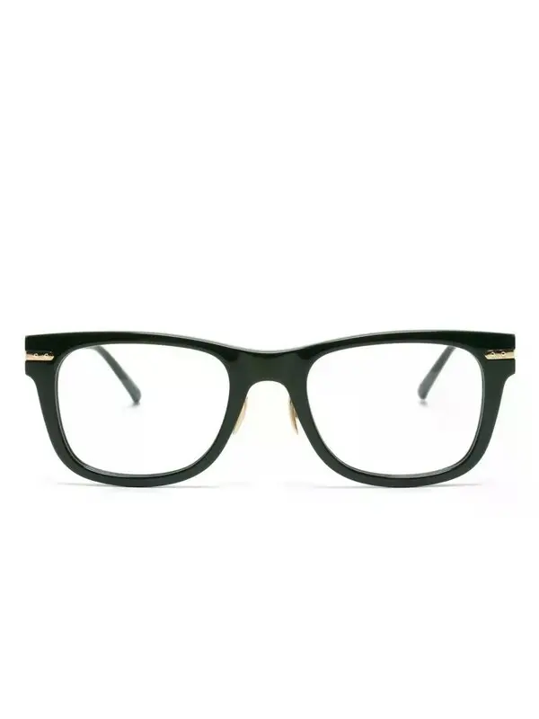 Linda Farrow Portico D-frame Glasses - Green