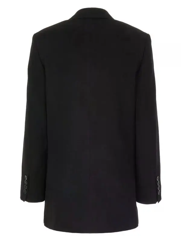 AMI Paris Crepe Single-breasted Blazer