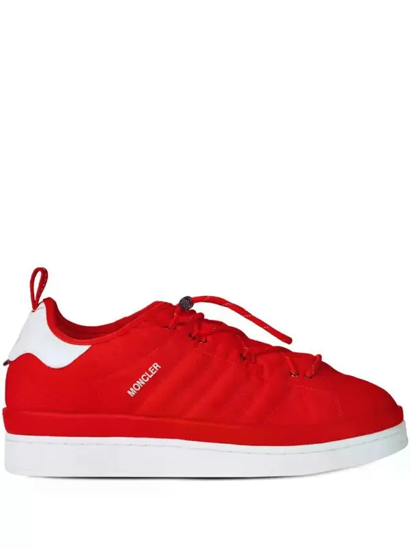 Adidas X Moncler Campus Solar Sneakers - Red